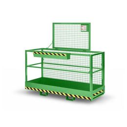 RR Industrietechnik Arbeitskorb Typ RAK-Big RAL 6018 (gelbr&uuml;n)