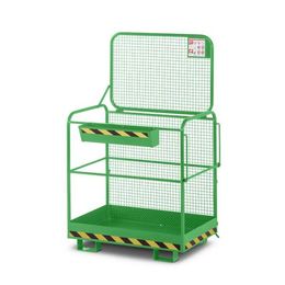 RR Industrietechnik Arbeitskorb Typ RAK-Eco RAL 6018 (gelbr&uuml;n)
