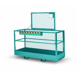 RR Industrietechnik Arbeitskorb Typ RAK-Big RAL 5018 (t&uuml;rkisblau)