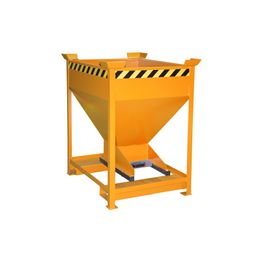 Bauer S&uuml;dlohn Silobeh&auml;lter SG-D 375; lackiert; Gelborange