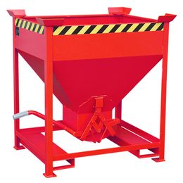 Bauer S&uuml;dlohn Silobeh&auml;lter SG 375; lackiert; Feuerrot