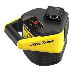 ProNivo Rotationslaser PNRLR-1B horizontal 1-Tasten-Bedienung mit Handempf&auml;nger f. RD200