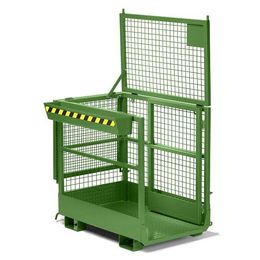 RR Industrietechnik Arbeitskorb Typ RAK-Duo RAL 6011 (resedagr&uuml;n)