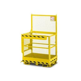 RR Industrietechnik Arbeitskorb Typ RAK-Duo RAL 1023 (verkehrsgelb)