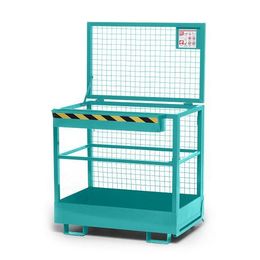 RR Industrietechnik Arbeitskorb Typ RAK RAL 5018 (t&uuml;rkisblau)