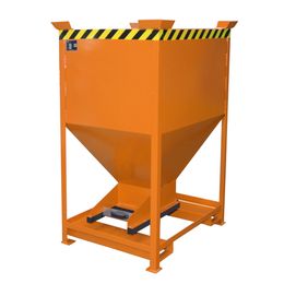 Bauer S&uuml;dlohn Silobeh&auml;lter SG-D 600; lackiert; Gelborange