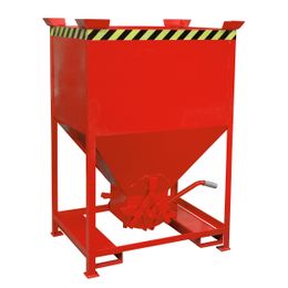 Bauer S&uuml;dlohn Silobeh&auml;lter SG 600; lackiert; Feuerrot