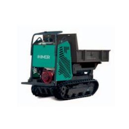 IMER Minidumper TAURUS 700 AE-B11AE - Benzinmotor Honda GX390 E-Starter - Pritsche mit aufmachbaren Bordkanten (ausfahrbare Raupenkette)