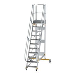 Munk Plattformtreppe fahrbar 60&deg; - Stufenbreite 800 mm / 11 Stufen