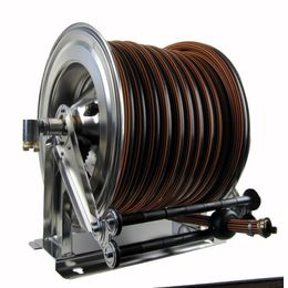 Ebinger Automatik-Schlauchaufroller OSM 710; Edelstahl; Gummischlauch