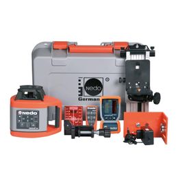 Nedo Rotationslaser SIRIUS 1 H SET 3 - ACCEPTOR 2 digital mit Wandhalter / Vertikalhalter
