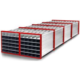 RR Industrietechnik Wabenregal Typ RWR-128/1 RAL 3000