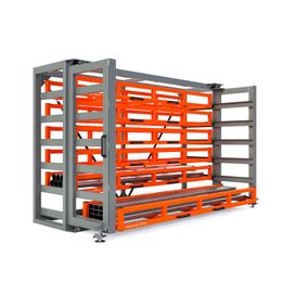 RR Industrietechnik Kassetten Schubfachregal Typ RKS-S 600/6 - RAL 7005 / RAL 2004