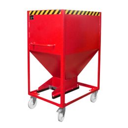 Bauer S&uuml;dlohn Silobeh&auml;lter SR-D 600; lackiert; Feuerrot