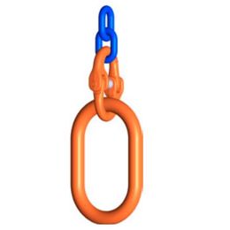 FS-Hebetechnik McBULL 2-Strang-Kettengeh&auml;nge; GK10; Sonderg&uuml;te-Kette; 26 mm; 1m; Typ8