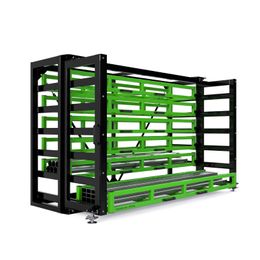 RR Industrietechnik Kassetten Schubfachregal Typ RKS-S 800/6 - RAL 9005 / RAL 6018