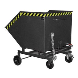 Bauer S&uuml;dlohn Sp&auml;ne-Kastenwagen SKW-ET 1000; lackiert; Schwarzgrau