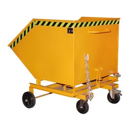 Bauer S&uuml;dlohn Sp&auml;ne-Kastenwagen SKW-ET 1000; lackiert; Gelborange
