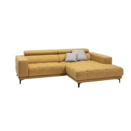 ADA Eckkombination Honey yellow ca. 278x192 cm / mit Funktionen