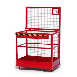 RR Industrietechnik Arbeitskorb Typ RAK RAL 3000 (feuerrot)