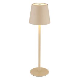 Globo Tischleuchte Outdoor Vannie Sand