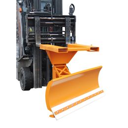 Bauer S&uuml;dlohn Schneepflug SCH-P-V 210; lackiert; Gelborange