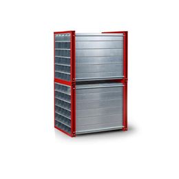 RR Industrietechnik Wabenregal Typ RWR-128/6 RAL 3000