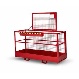 RR Industrietechnik Arbeitskorb Typ RAK-Big RAL 3000 (feuerrot)