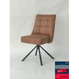 MCA Stuhl Winston Cognac 360 Grad drehbar