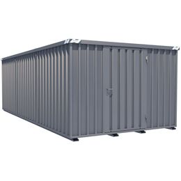 BOS ContainerCombination (H&ouml;he 2.4m) 3x6m; 1-fl&uuml;gelige T&uuml;r