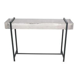 LC Wholesaler Konsole Alu Nickel 120x33x80 cm