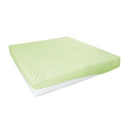 Hahn Haustextilien Spannbetttuch Limone 150x200 cm