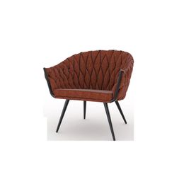 Akante Sessel Neptune Orange 72x64x73 cm