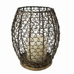 Hogewoning Lantern Somos Iron 20cm Antique Gold