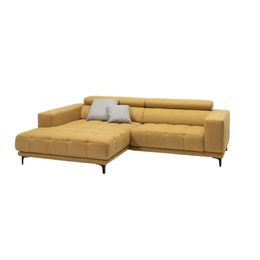 ADA Eckkombination Honey yellow ca. 278x192 cm / mit Funktione