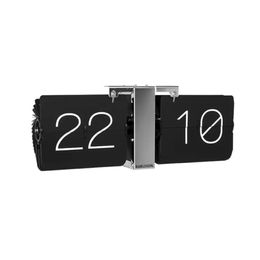 Karlsson Flip Clock No Case Steel ca. 36x14x8,5 cm