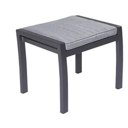 LC Garden Hocker Sondrino ca. 60x45x47 cm Silber/Anthrazit