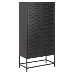 Actona Schrank Newcastle Schwarz ca. 80x160x40 cm