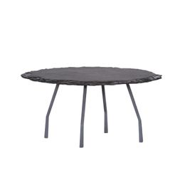 Gutmann Couchtisch Black Betty Kalkstein/schwarz Durchmesser ca. 80 cm