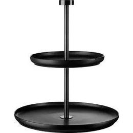 Asa Etagere 2-stufig schwarz matt
