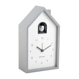 Present Time Karlsson Alarm Clock Mouse Grey ca. 12x20x6 cm