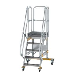 Munk Plattformtreppe fahrbar 60&deg; - Stufenbreite 800 mm / 5 Stufen