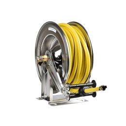 Ebinger Automatik-Schlauchaufroller OSM 610; Edelstahl; PVC-Gewebschlauch