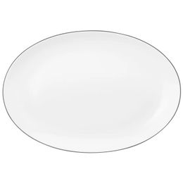 Seltmann Weiden Seltmann Servierplatte oval Lido Black Line 35x24 cm