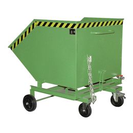 Bauer S&uuml;dlohn Sp&auml;ne-Kastenwagen SKW-ET 1000; lackiert; Resedagr&uuml;n