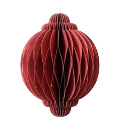 Kaemingk Zwiebel Papier rot 15 cm