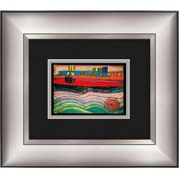 ars graphica Individual Art - Hundertwasser: Regentag auf Liebe Wellen