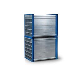 RR Industrietechnik Wabenregal Typ RWR-128/6 RAL 7016