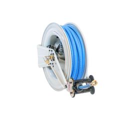 Ebinger Automatik-Schlauchaufroller OSM 410; Stahl lackiert; PVC-Druckluftschlauch