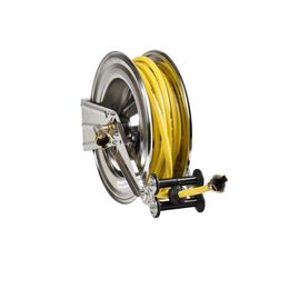 Ebinger Automatik-Schlauchaufroller OSM 410; Edelstahl; PVC-Gewebeschlauch
